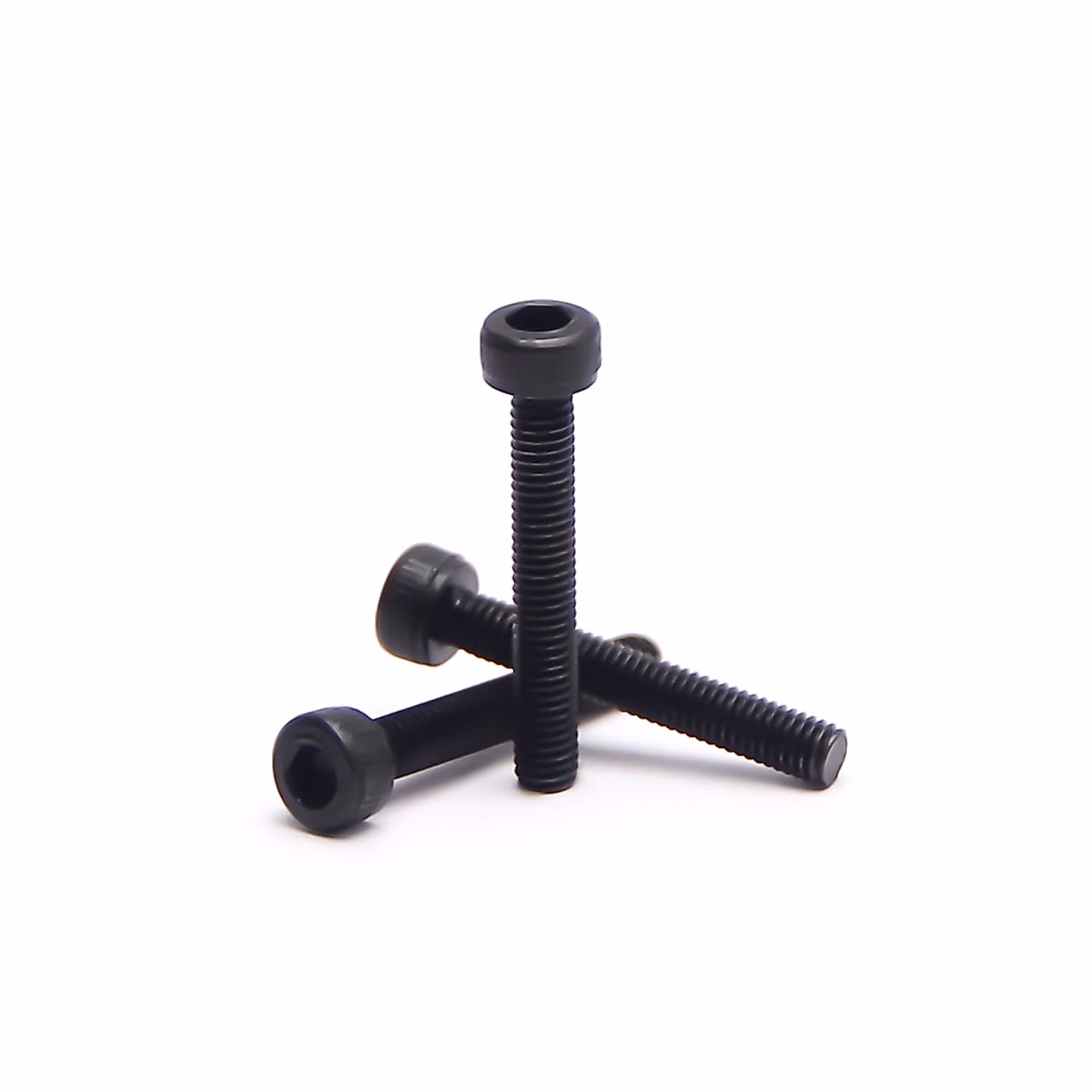 MroMax 50Pcs M3 x 20mm Socket Head Cap Screw Bolts, Grade 12.9 Alloy Steel, Black Oxide Finish, Metric Allen Hex Drive, Fully Threaded, for Use in Various DIY Projects