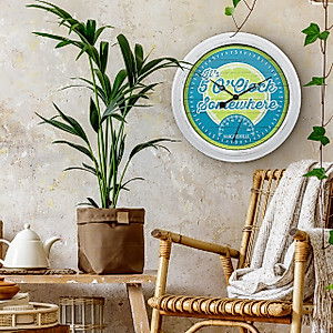 La Crosse Technology 433-3841MV2T 15.75" Indoor/Outdoor Quartz Clock with Temp-Margaritaville It’s 5 O’Clock Somewhere