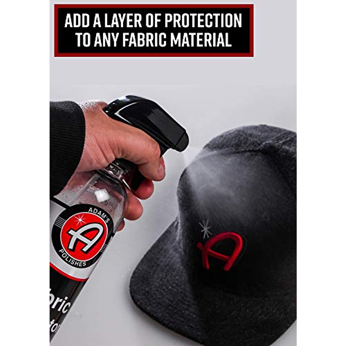 Adam's Fabric Protector (16 Oz) - Protect Carpets, Convertible Fabric Tops, Seats, and Interior Surfaces - Durable, Hydrophobic Treatment That is Safe on Fabric, Carpet, Upholstery, and More