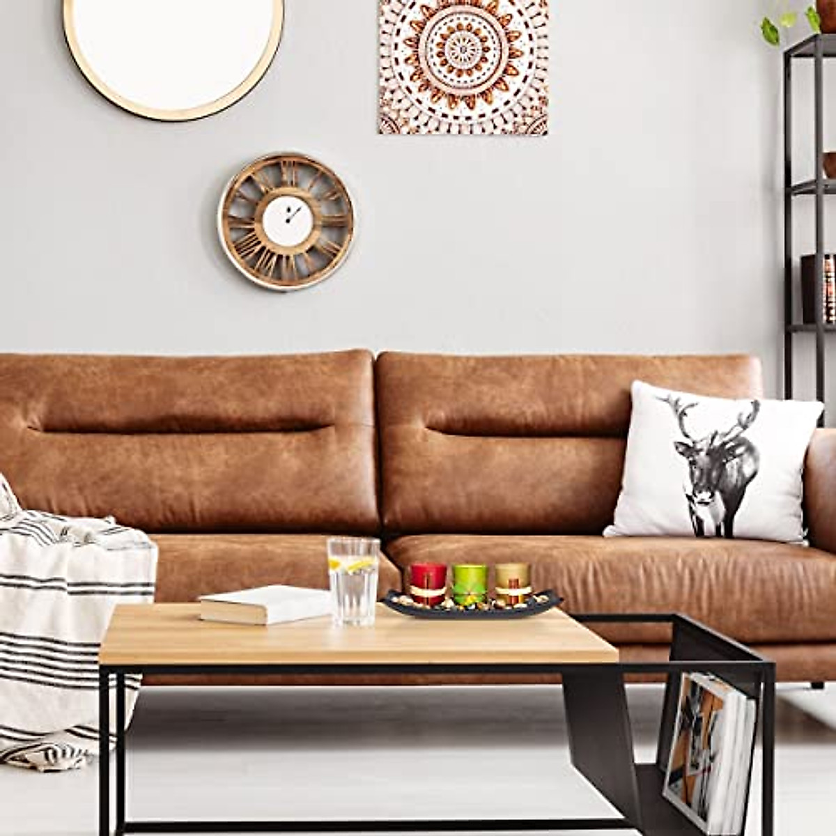 LETINE Candle Holders Set Fit in LED Lights. Centerpieces for Coffee Table, Bathroom Decor. Decorations for Farmhouse & Modern Style Bed Room for Women, Men