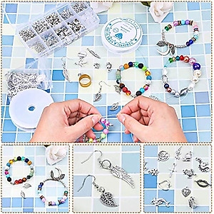 Jewelry Making Kit, Paxcoo Necklace Making kit with Jewelry Wire, Jewelry Tools and Findings, Crimp Beads, Bracelet Clasps and Closures for Beading, Jewelry Making Supplies and Repair