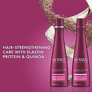 Nexxus Color Assure Shampoo ProteinFusion Twin Pack For Colored Hair Enhanced Color Vibrancy Sulfate-free & Silicone-free 13.5 oz