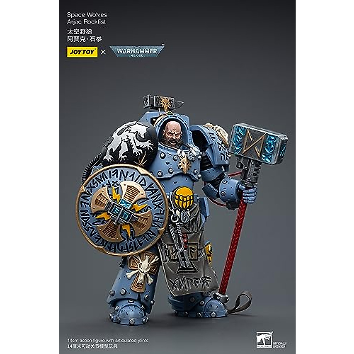 JoyToy Warhammer 40K: Space Wolves Ariac Rockfist 1:18 Scale Action Figure