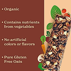 MadeGood Cookies and Creme Granola Bars, 6 Bars (0.85 oz), 6 Boxes; Contain Nutrients of One Full Serving of Vegetables, Gluten Free Oats; Nut and Allergen Free Bars