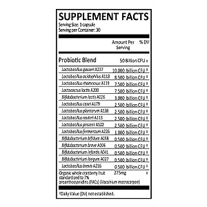 Genuine Health Women's Daily Probiotic for UTI Support, Helps Promote A Healthy Urinary Tract, Multi-Strain, Organic Formula with Cranberry, 30 Capsules