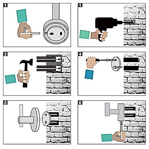 YAKAON Matte Black Towel Coat Hooks for Bathroom, SUS 304 Stainless Steel Single Towel/Robe Clothes Hook, Contemporary Hotel Style Wall Mounted 2 Pack