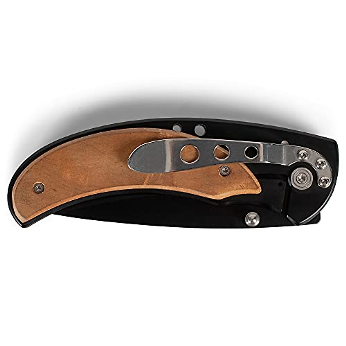 P. Graham Dunn Inspirational Sharp-Edge Metal Finished Christian Pocket Knife - 3 Inch Blade (Strong and Courageous)