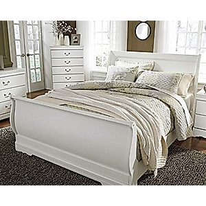 Signature Design by Ashley Anarasia Traditional Queen Sleigh Headboard ONLY, White