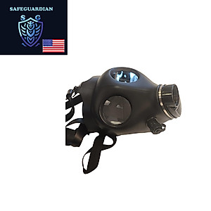 SafeGuardian Israeli Gas Mask Resipirator Mask - Halloween Mask - Nuclear Mask - Paintball Mask - Survival and Tactical Mask