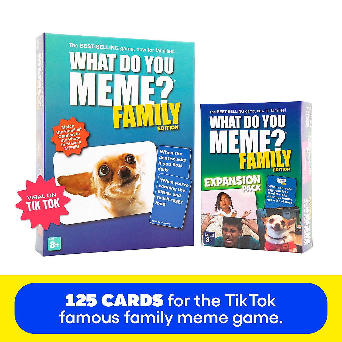 WHAT DO YOU MEME? Family Edition Expansion Pack #1 – Designed to be Added to The Core Family Party Game