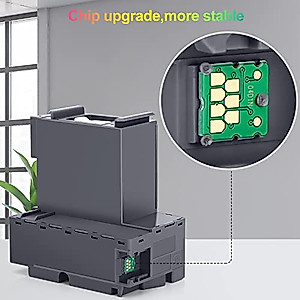 Osinkjet T04D1 T04D100 Ink Maintenance Box for WF-2860 XP5100 ET-4760 ET-3760 ET4850 ET-3750 ST-M1000 ET-3850 ET-15000 ST-C4100 ET3710 Printer(2 Packs)…