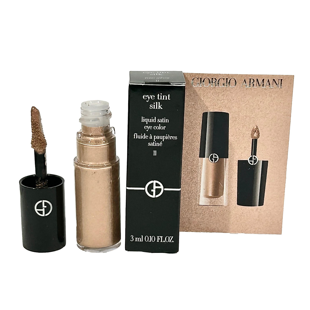 GIORGIO ARMANI MINI Eye Tint Silk Liquid Satin Eye Color # 11-3 ml / 0.10 FL oz (Small)