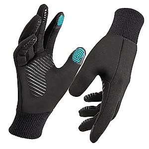 FEWTUR Winter Gloves for Men Women Cold Weather - Touch Screen Warm Gloves for Cycling