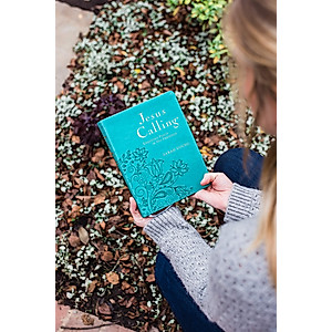 Jesus Calling, Large Text Teal Leathersoft, with Full Scriptures: Enjoying Peace in His Presence (a 365-Day Devotional)