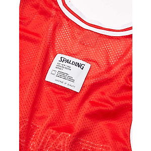 Spalding Men's Athletic Dry Mesh Basketball Jersey Shirt Tank White