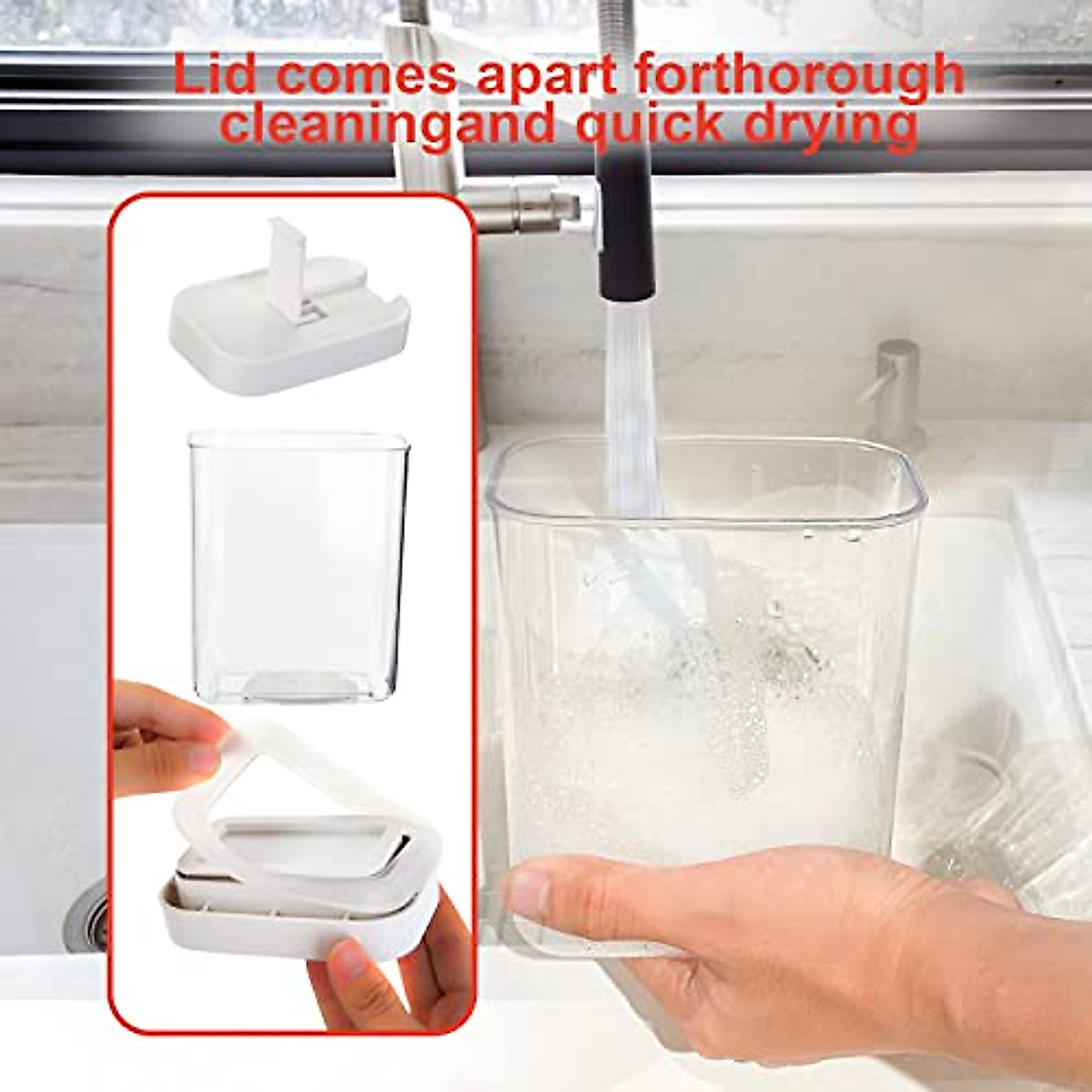 Gurislife Airtight Food Storage Containers Set of 6(Contains 3 sizes),Kitchen Pantry Organization BPA Free Plastic Cereal Containers Storage with Easy Lock Lids,0.4Lx3pc/0.7Lx2pc/1.5Lx1pc