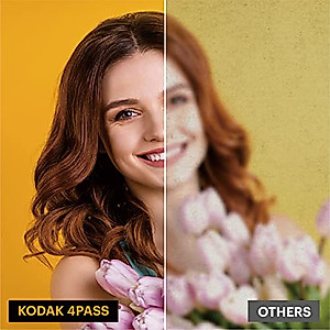 KODAK Mini 2 Retro 4PASS Portable Photo Printer (2.1x3.4 inches) + 68 Sheets Bundle, Yellow