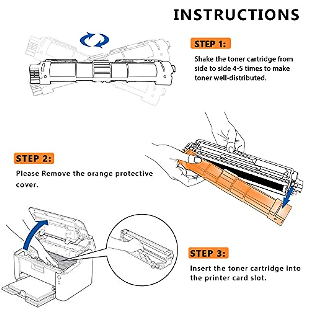 MaxColor 2 Pack Black TN760 High Yield Toner Compatible TN-760 Cartridge Replacement for Brother HL-L2390DW L2350DW L2370DW/DWXL DCP-L2550DW MFC-L2750DW L2750DWXL L2710DW Printer. MX-FBA-TN760-2PK