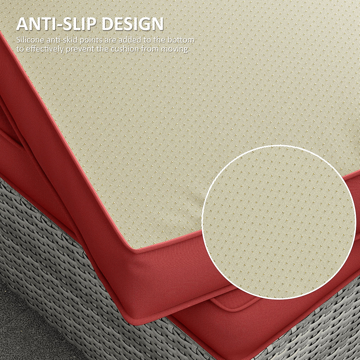 14 Pcs Outdoor Cushion Covers Patio Cushion Slipcovers Replacement Splash Proof with Zipper for Outdoor Furniture, Patio Sofa Couch 3 Sizes, Covers Only