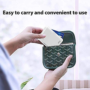 Success4Sport Portable AA Battery Travel Charger Works for GoPro HERO8 Black and Emergency Re-Charger with LED Light! (Takes 4 AA Batteries,USB-C) [White]