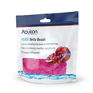 Aqueon Pure Betta Beads, Pink