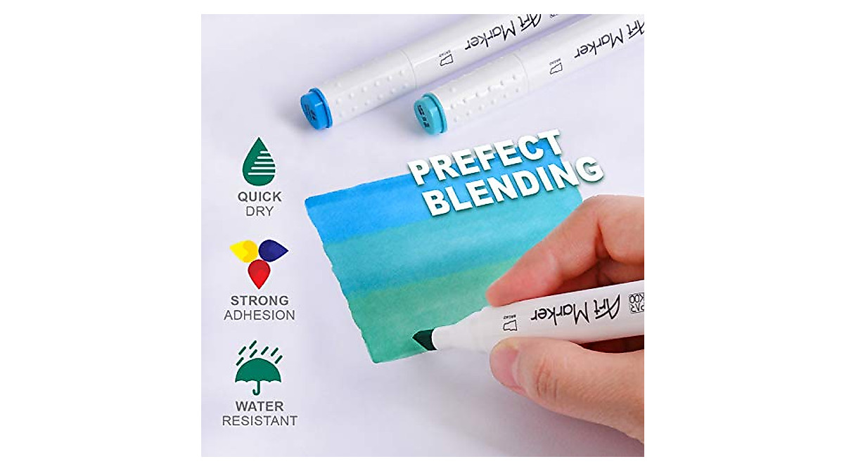ParKoo Alcohol Markers Set - 80 Vibrant Colors