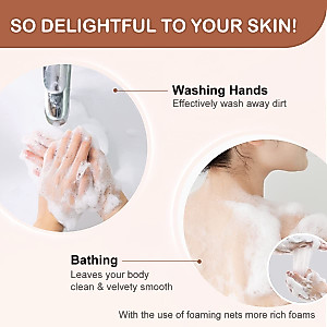 Bee & Flower Soap Bar Sandalwood Soap Moisturizing Bath Bar Soap Nourishes Your Skin 4.4 oz(Pack of 4)