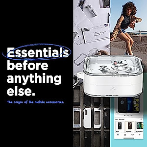 Spigen Ultra Hybrid Designed for Nothing Ear 2 Case Cover (2023) Clear Anti-Yellowing Case - Jet White