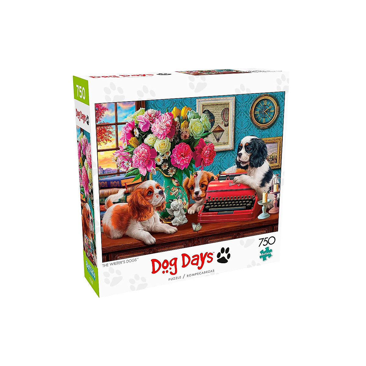Buffalo Games - Image World - The Writer's Dogs - 750 Piece Jigsaw Puzzle for Adults Challenging Puzzle Perfect for Game Nights - Finished Puzzle Size is 24.00 x 18.00