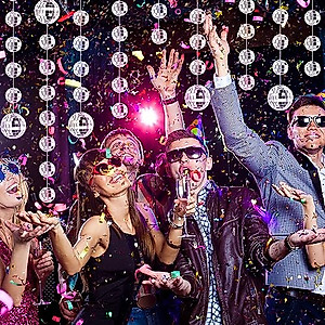 79 Pcs Disco Balls Ornaments Reflective Mirror Disco Ball Hanging Glass Mini Disco Ball 70s Disco Party Decorations for Wedding Bar Dance Music Christmas (2 in, 1 in)