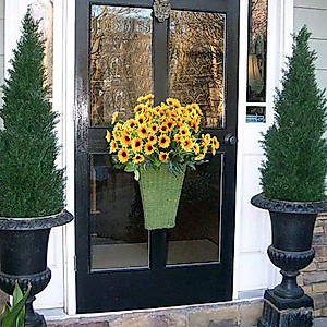 MHMJON 4 Bundles Artificial Silk Sunflowers Flowers Summer Faux Flowers Mini Fake Mum Flowers Bundles Gerbera Daisies Flowers for Indoor Outdoor Home Kitchen DIY Table Centerpieces Wedding Decor