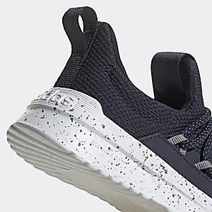 adidas Lite Racer Adapt 5.0 Running Shoe, Ink/Shadow Navy/White, 2 US Unisex Little Kid