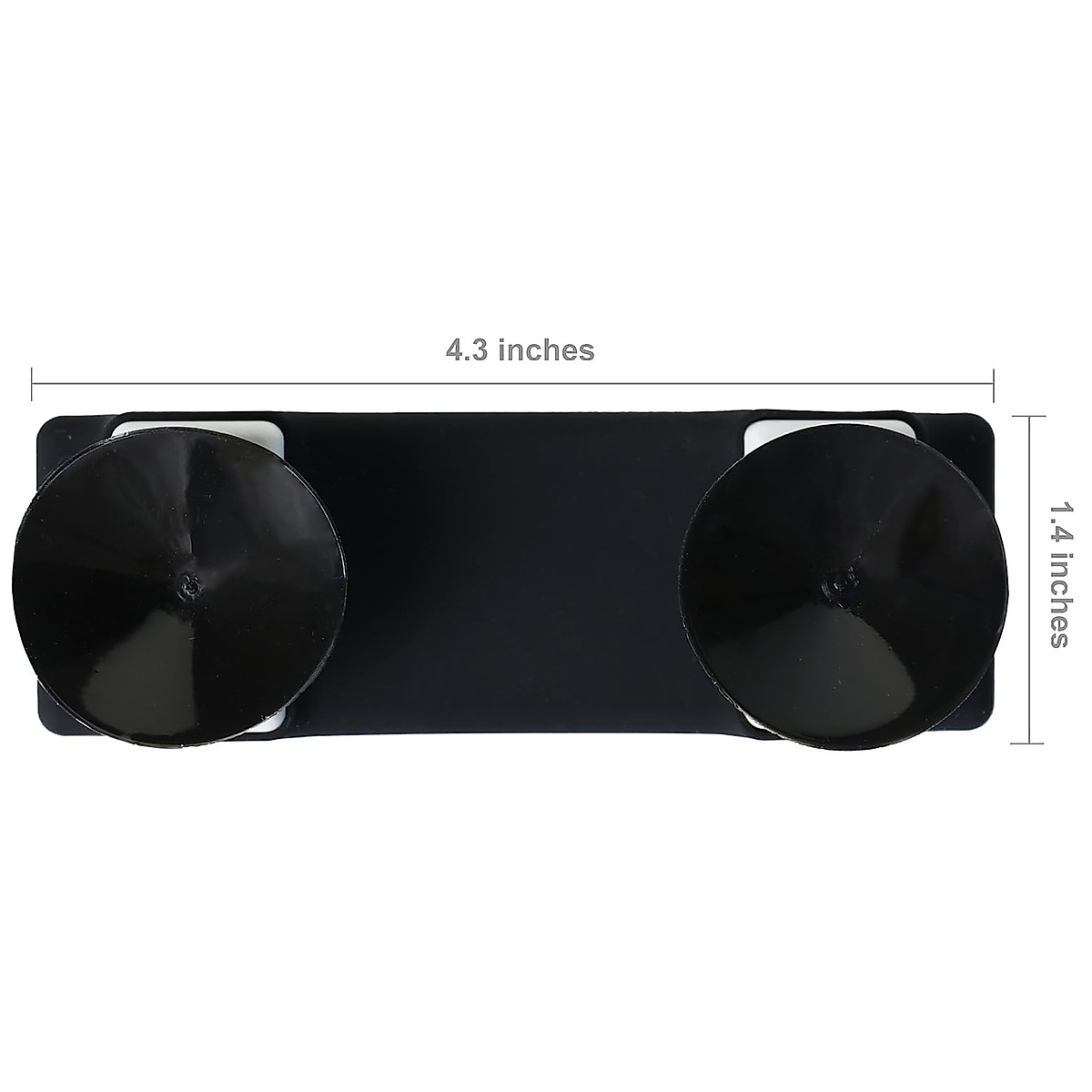 Silicone Skin for SunPass Pro and SunPass Portable (Florida), UNI Pass by E-Pass, and Rectangular EZ Pass with Suction Cups. Wraps Your Transponder for a Discreet Look. Includes Black Suction Cups