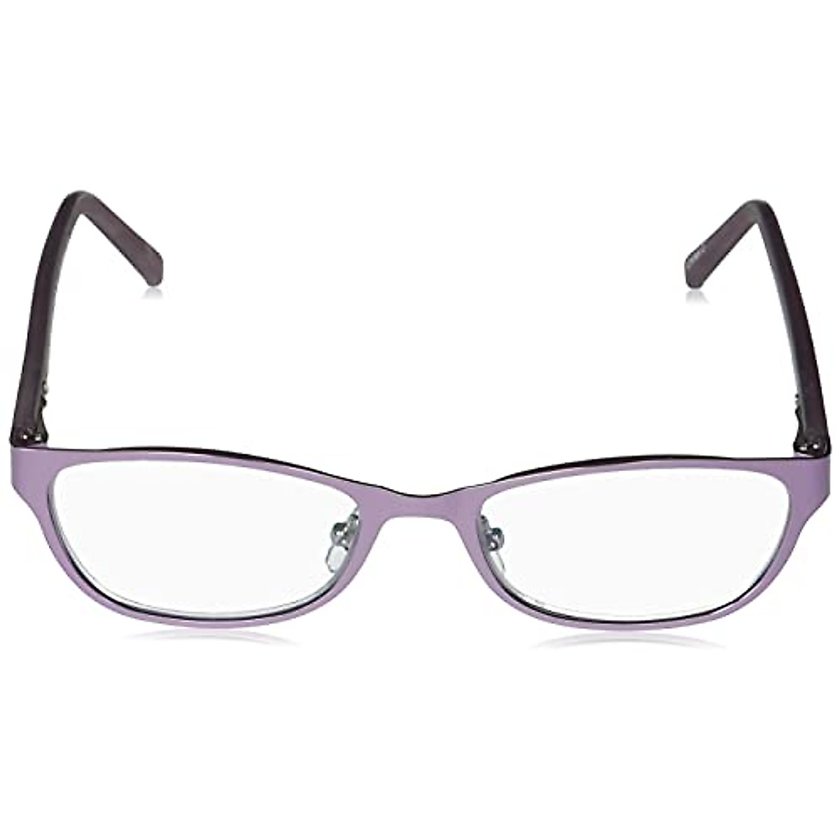 Foster Grant womens Charlsie Multifocus Glasses Reading Glasses, Satin Purple/Transparent, 52 mm US