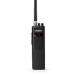 Uniden PRO401HH Professional Series 40 Channel Handheld CB Radio, 4 Watts Power with Hi/Low Power Switch, Auto noise cancellation, Belt Clip And Strap Included, 2.75in. x 4.33in. x 8.66in.