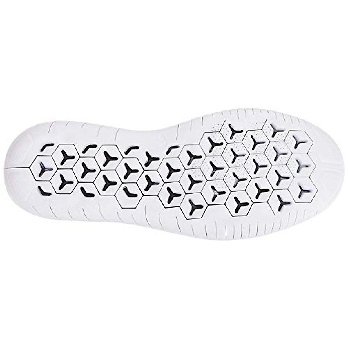 Nike Women's Free RN Flyknit 2018 White Black 942839-101 (8.5)