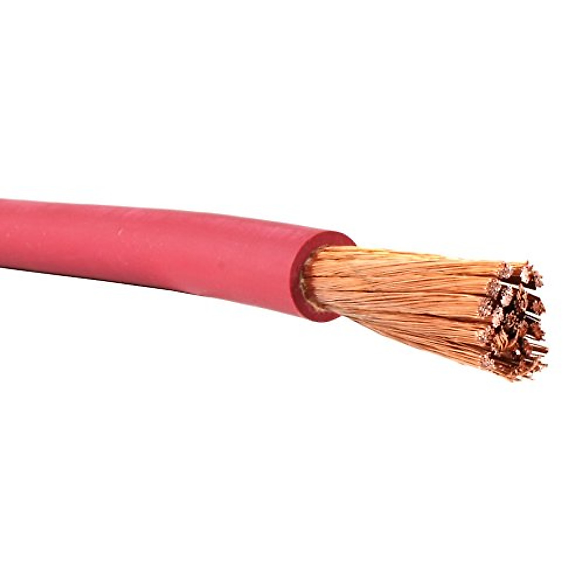 1/0 Gauge AWG - Flex-A-Prene® - Welding/Battery Cable - Red - 600 V - Made in USA (100 FEET)