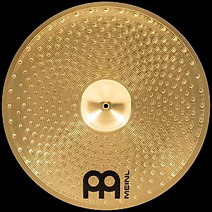 Meinl Cymbals HCS 22” Ride Cymbal for Drum Set — Made in Germany — Traditional Medium Brass, 2-Year Warranty (HCS22R)