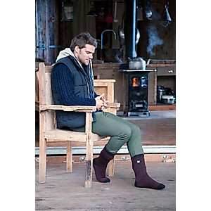 Heat Holders Men's Twist Socks Black/Grey Twist/Men's 7-12 in Mens 7-12