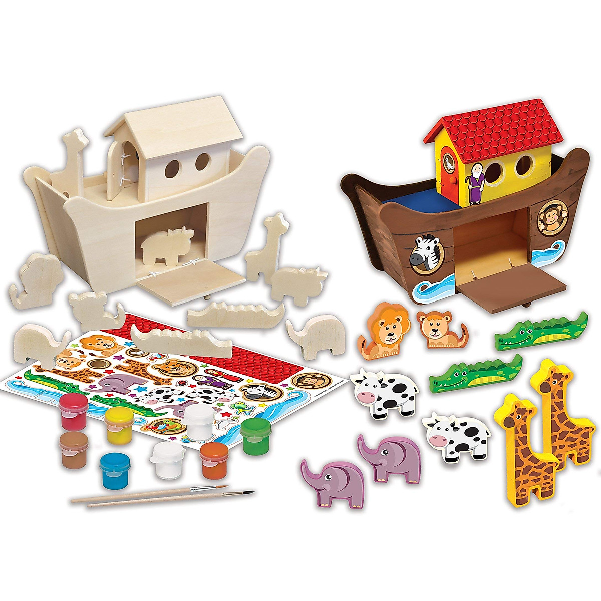 Works of Ahhh... Craft Set - Noah‘s Ark Premium Wood Paint Kit