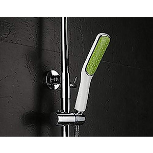 Kitchen Taps Brass Wall Mounted Bathroom Thermostatic Faucets Mixer Bath Shower Set With Square Shower Head Chrome Finish