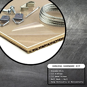 Craig Frames 16x20 Picture Frame, 2" Ornate Bronze Gold, Wall Hanging