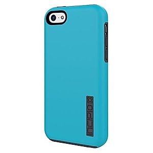 Incipio DualPro Case for iPhone 5C - Retail Packaging - Cyan/Gray