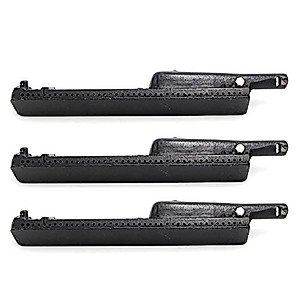 BBQ funland CB4901 (3-pack) Cast-Iron Grill Pipe Burner Replacement for Charbroil, Centro, Front Avenue, Costco Kirkland and others