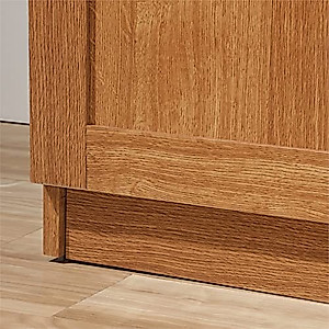 Sauder Storage Cabinet, Highland Oak Finish