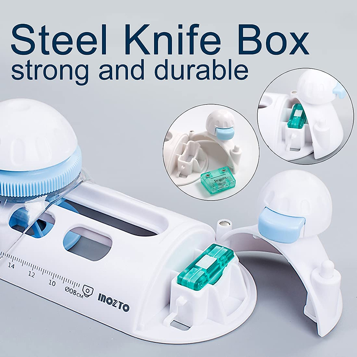 Circle Cutter Compass Circular Cutter for Cardstocks Craft Cutting Tools, Rotary Paper Cutter Trimmer Scrapbooking