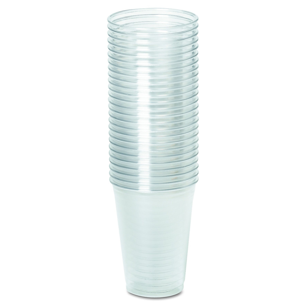 Dixie Crystal Clear Plastic Cups, 10 oz - 25 cups (Pack of 20)