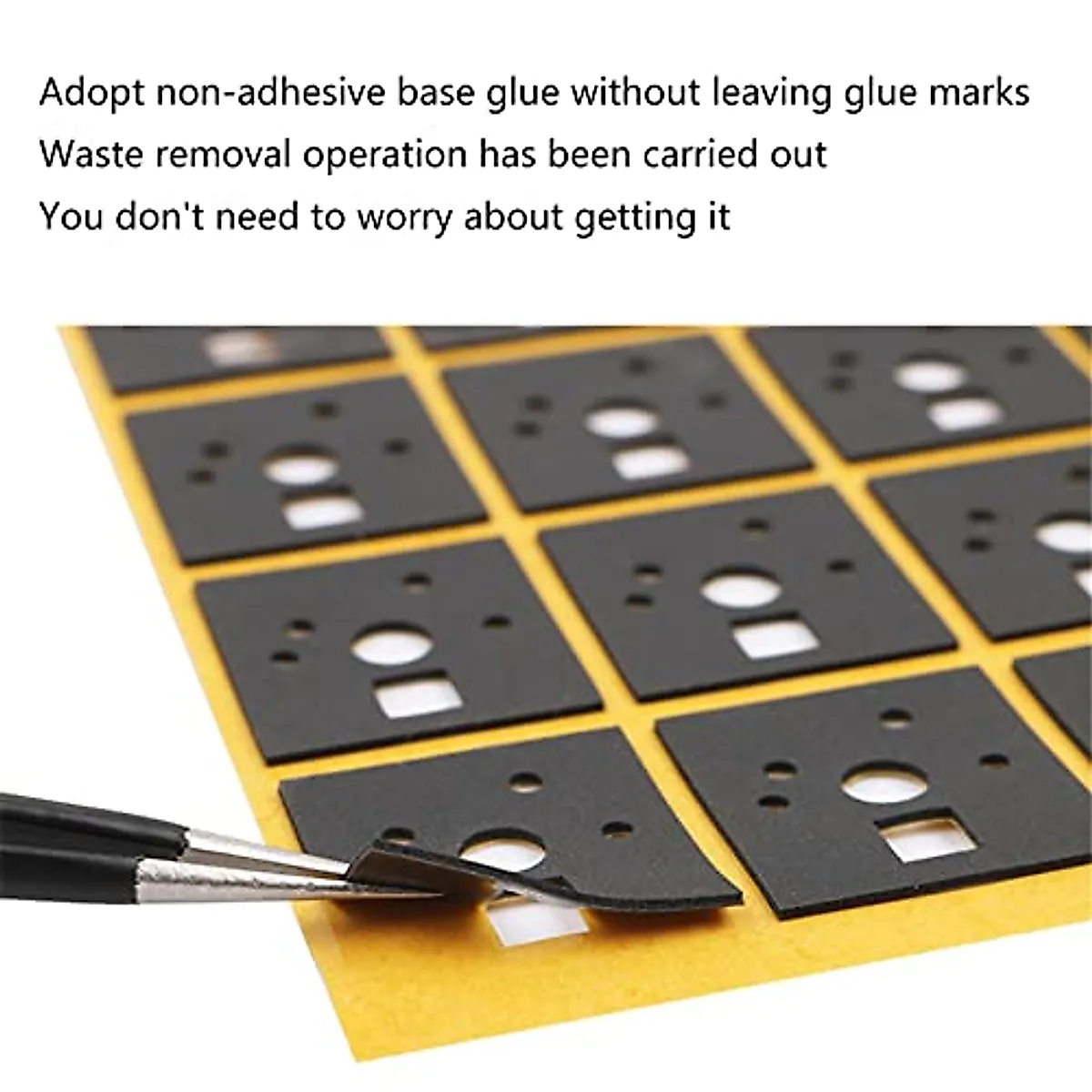 120 Pcs Mechanical Keyboard Switch Sticker Shaft Pads Dampener Foam Noise Sound Reduction Foam Stickers Insulation Film for Switch Stabilizer Noise for Gaming Keyboard (PORON)