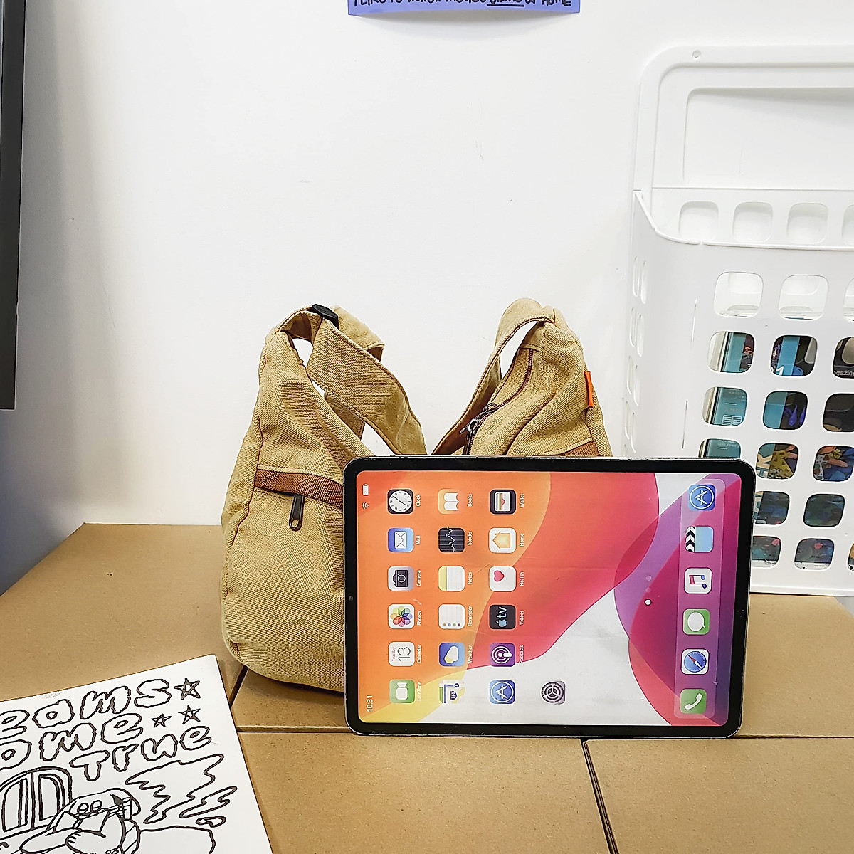 Canvas Crossbody Bags for Women and Men, Shoulder Hobo Purse Bag Tote Messenger Handbag for Work, Shopping and Travel(2565/Green)