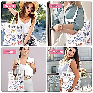 Feiqylly Canvas Tote Bag Inspired Bags Reusable Casual Bag for Work, Shopping,Vacation, Grocery bag for women
